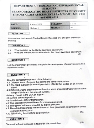 Re-exam biology june 2024 - 2024 QUESTION PAPER SETAKO MAKGATHO HEALTH ...