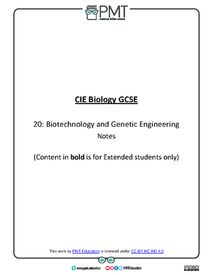 Znotes- biology (New) - wertyuhs - ZNOTES SUMMARIZED NOTES ON THE ...
