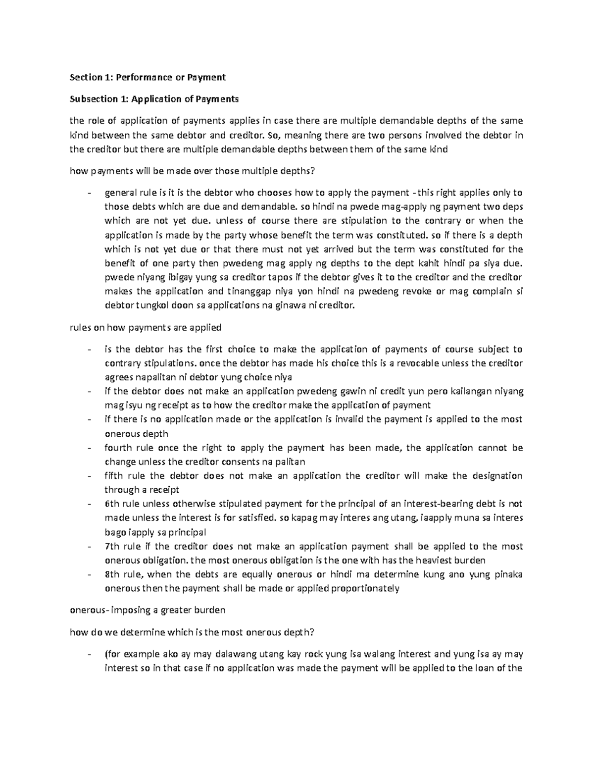 Lec-7 - lec 7 sa obligations and contracts, nandiyan na rin pati mga ...