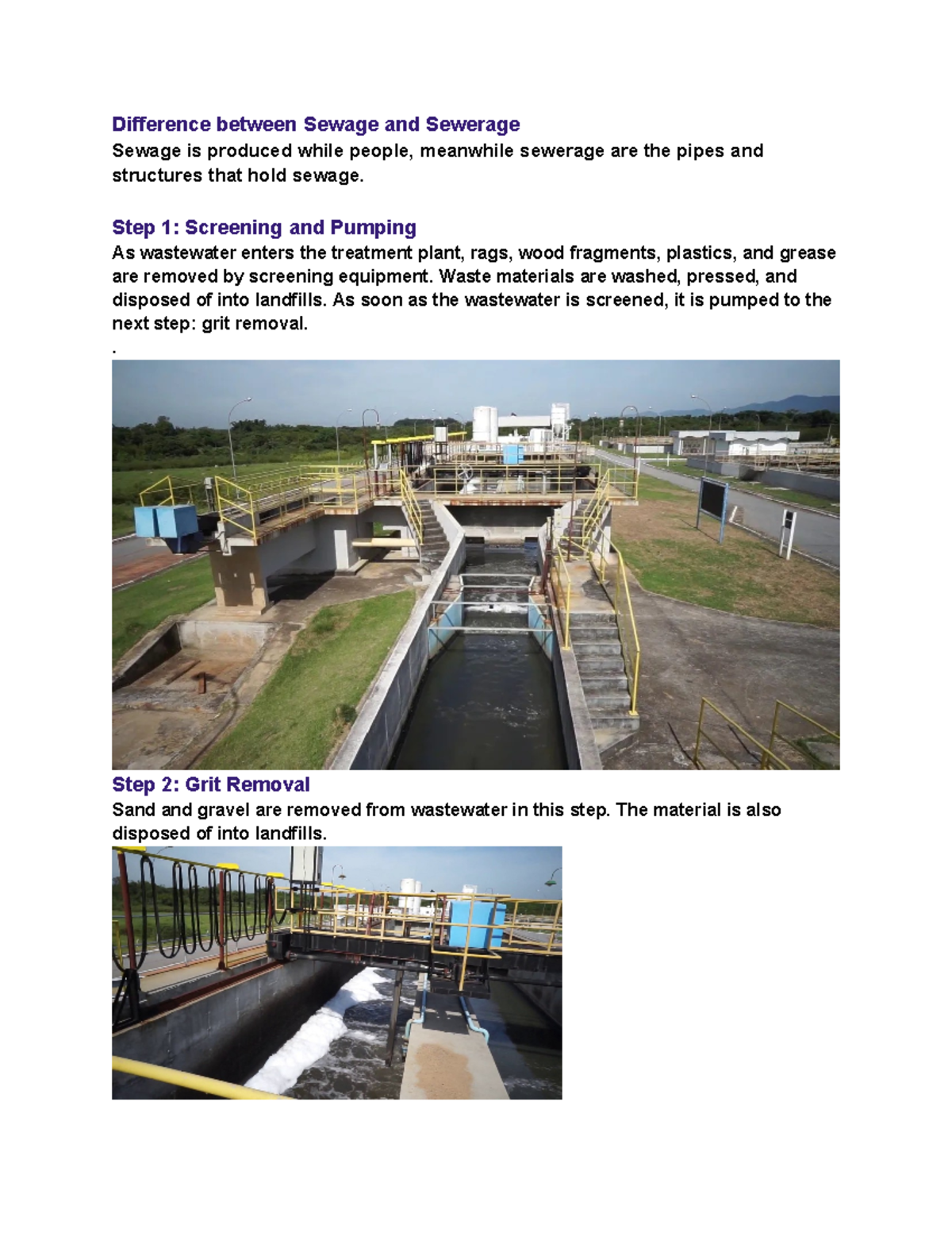 Sewage and Sewerage - Difference between Sewage and Sewerage Sewage is ...