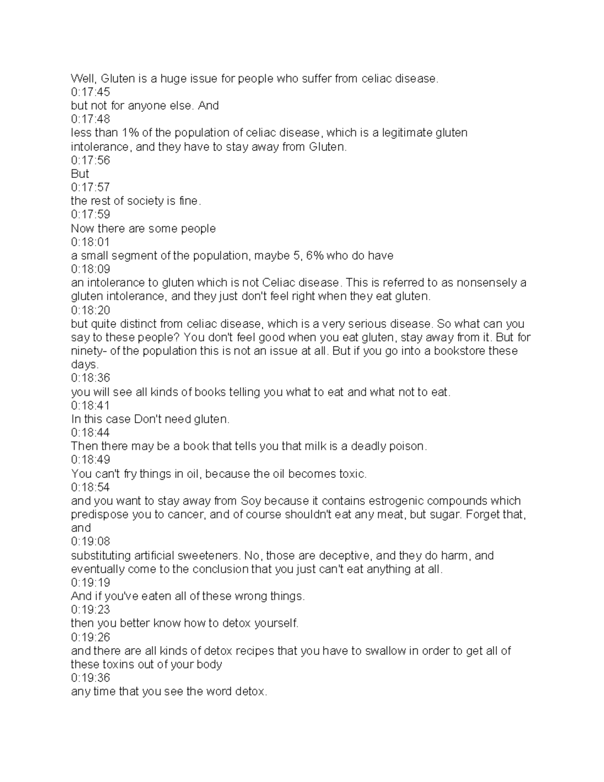 Chem drug 3 - niites - Well, Gluten is a huge issue for people who ...