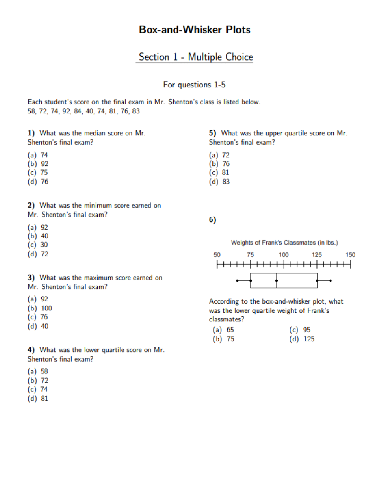 MAT 102 - Homework 6 - MAT 001 - Studocu