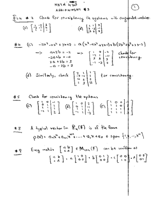 Exam2 Submit examples - MATH 420 - Studocu
