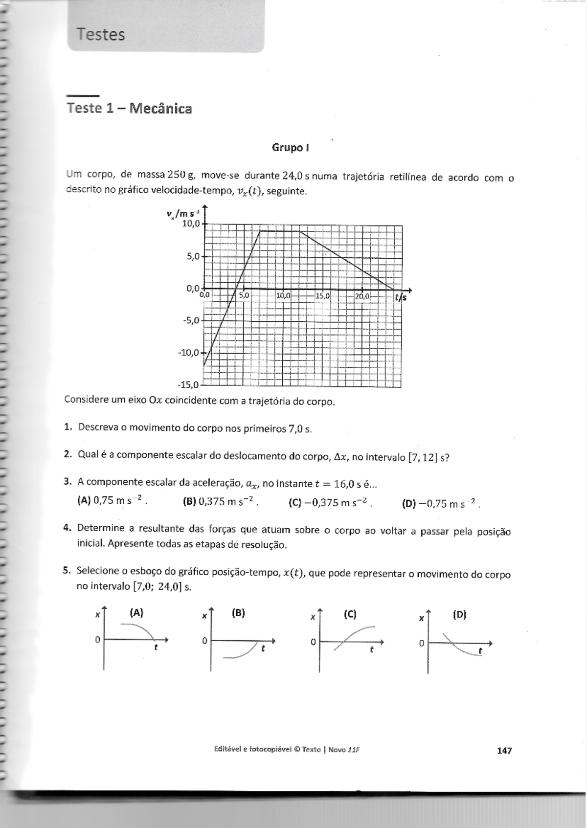 FT 11 11 b) - ficha de 11 ano - Matemática A - Studocu