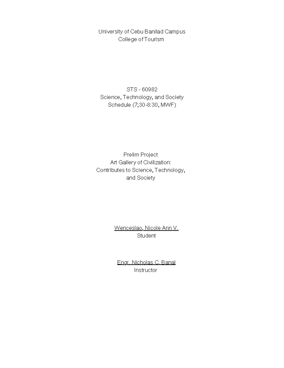 CIVILIZATIONS AND THEIR CONTRIBUTIONS TO SCIENCE AND TECHNOLOGY ...