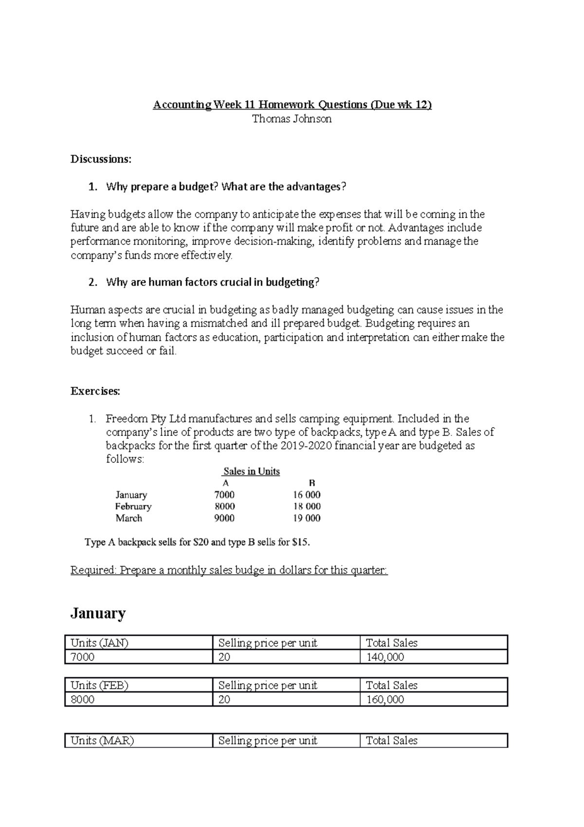 Accounting Week 11 Homework Questions - Accounting Week 11 Homework ...