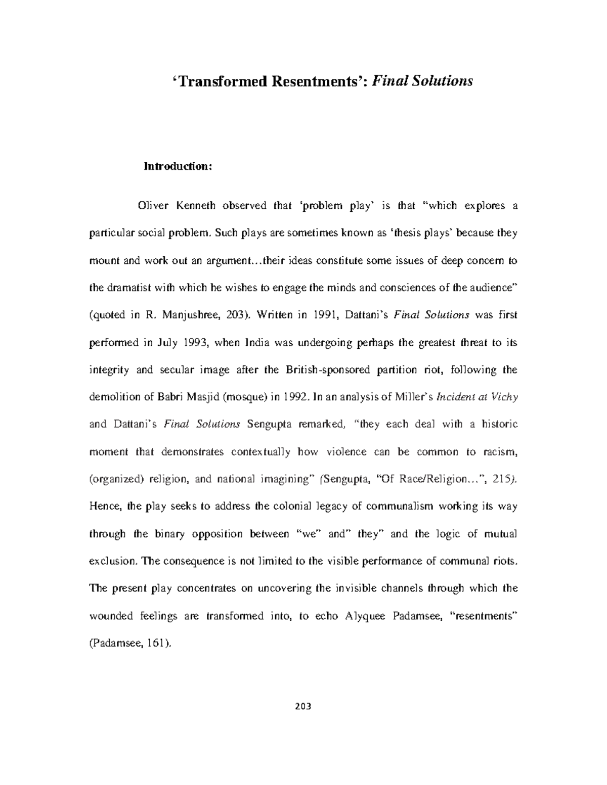 05 Nilanjana Sen - ‘Transformed Resentments’ - ‘Transformed Resentments ...