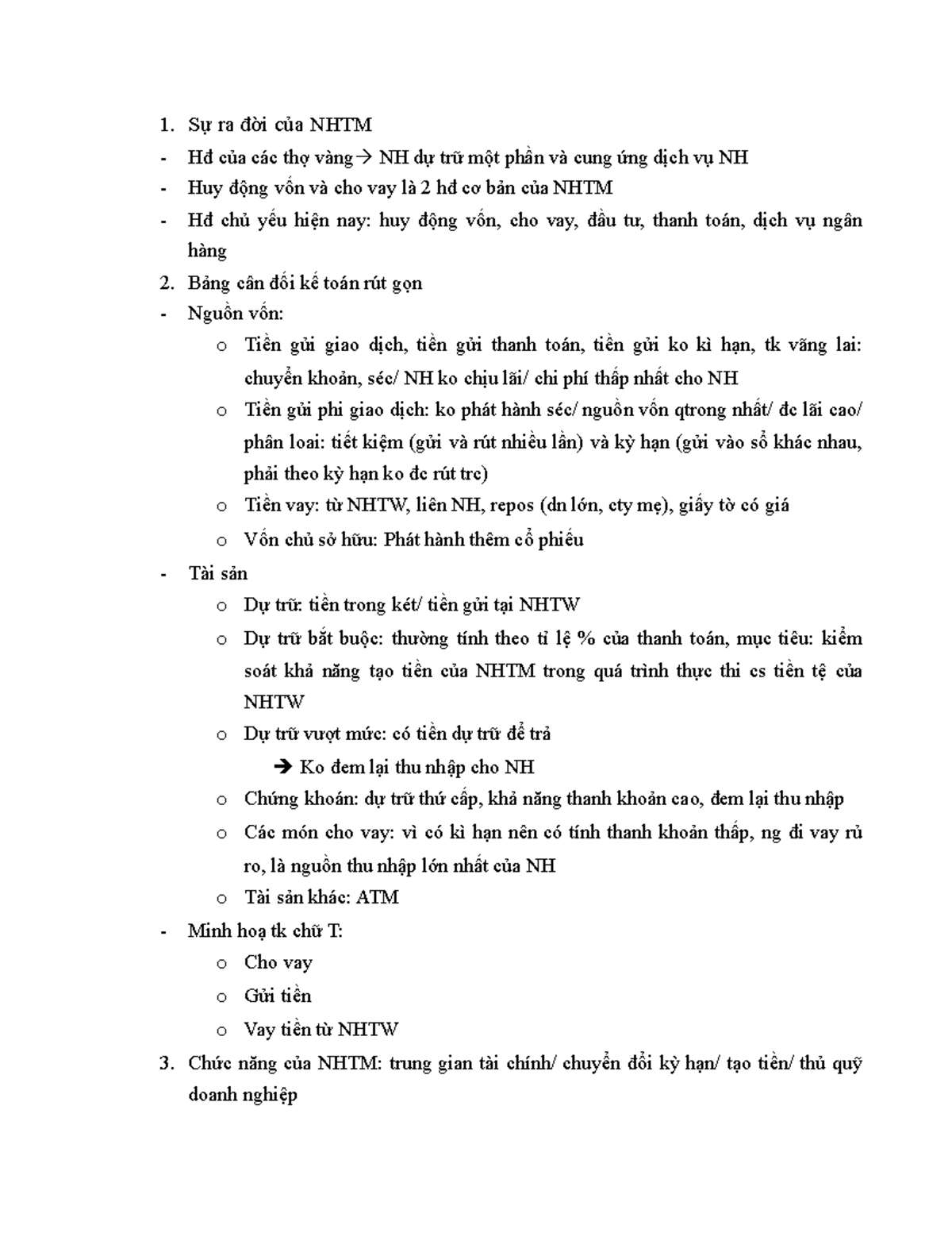 Sự ra đời của NHTM - qdqwdwqdwqdwqdqwdqwdwqdqdwqdwqdqd - 1. Sự ra đời ...