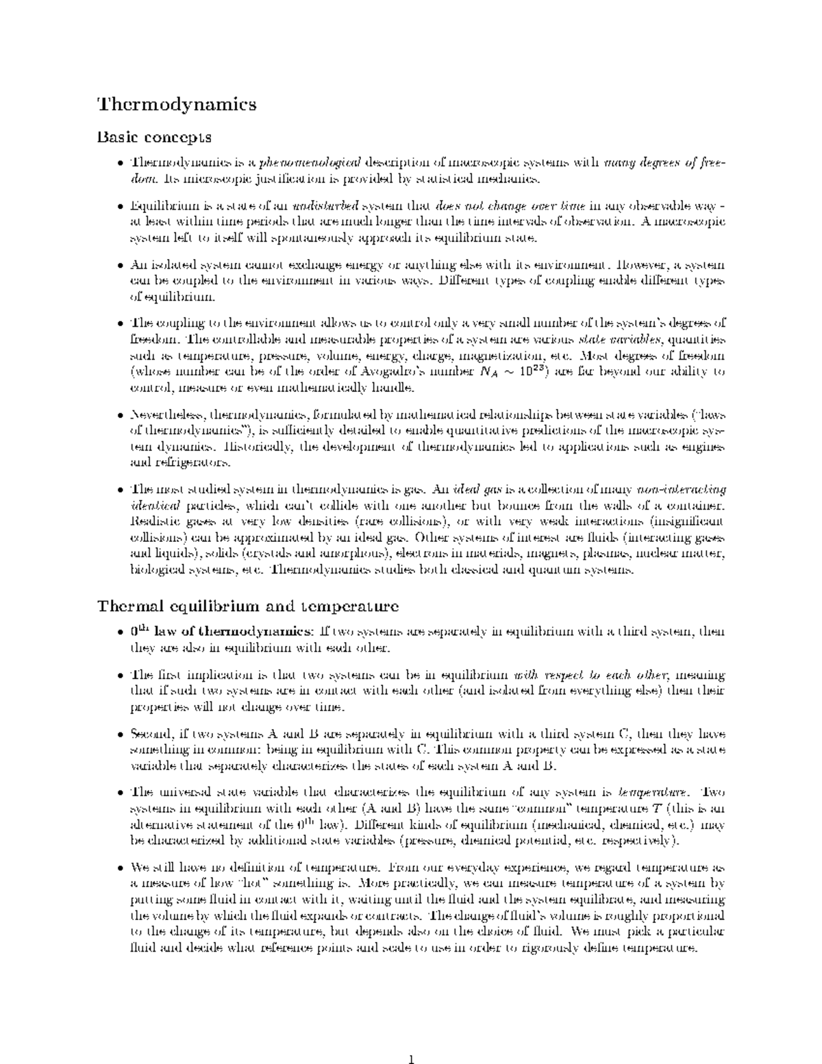 Thermodynamics - Lecture notes Spring 2017 - 23 NA 10 T o T 0 T o 100 ...