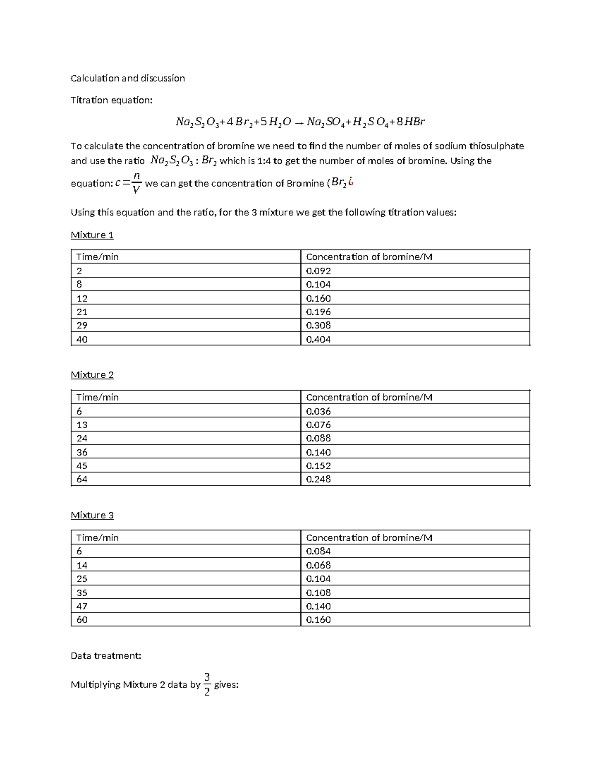 Calculation-2 - Calculations for practical 1 - Calculation and ...