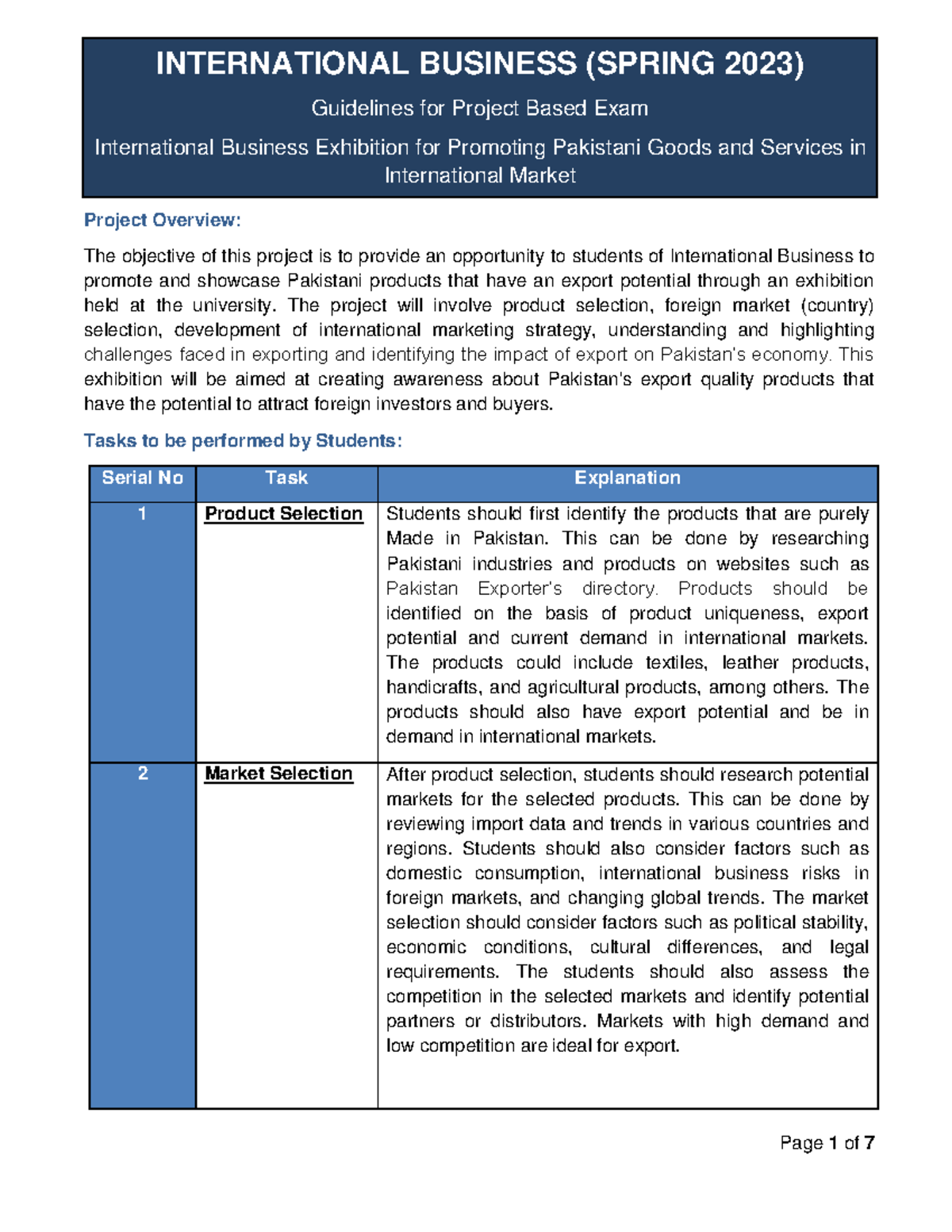 International Business Project (BUS 431) 231013 18 231013 184133 ...