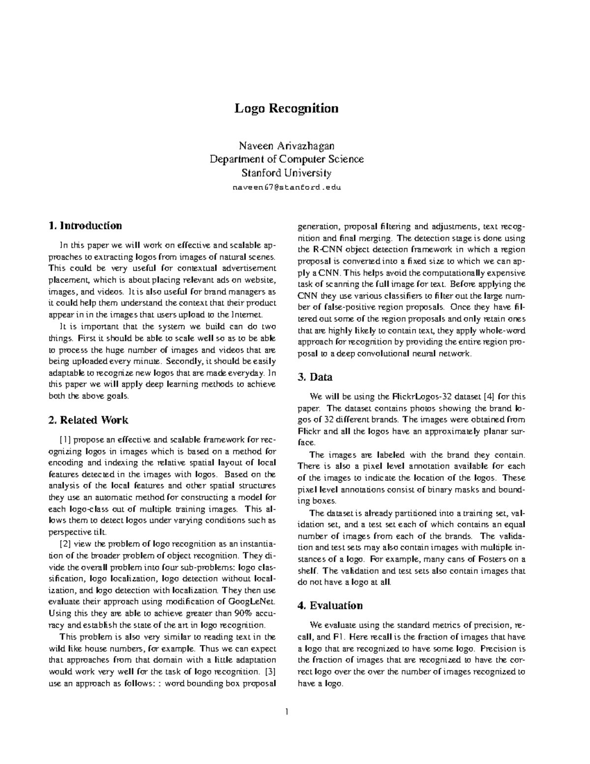 Logo recognition - Introduction generation, proposal filtering and ...