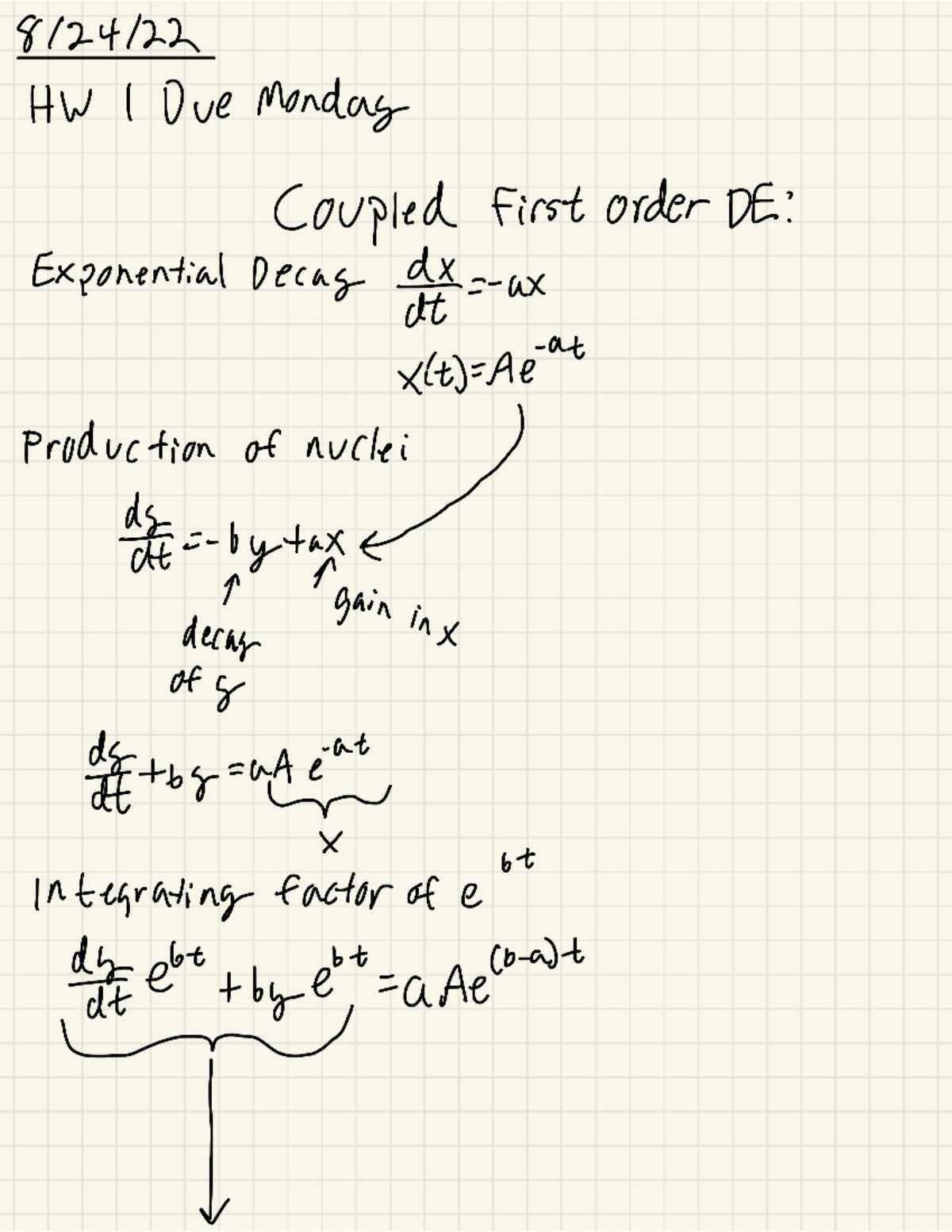 Exponential Decay - PHYS 4462 - Studocu