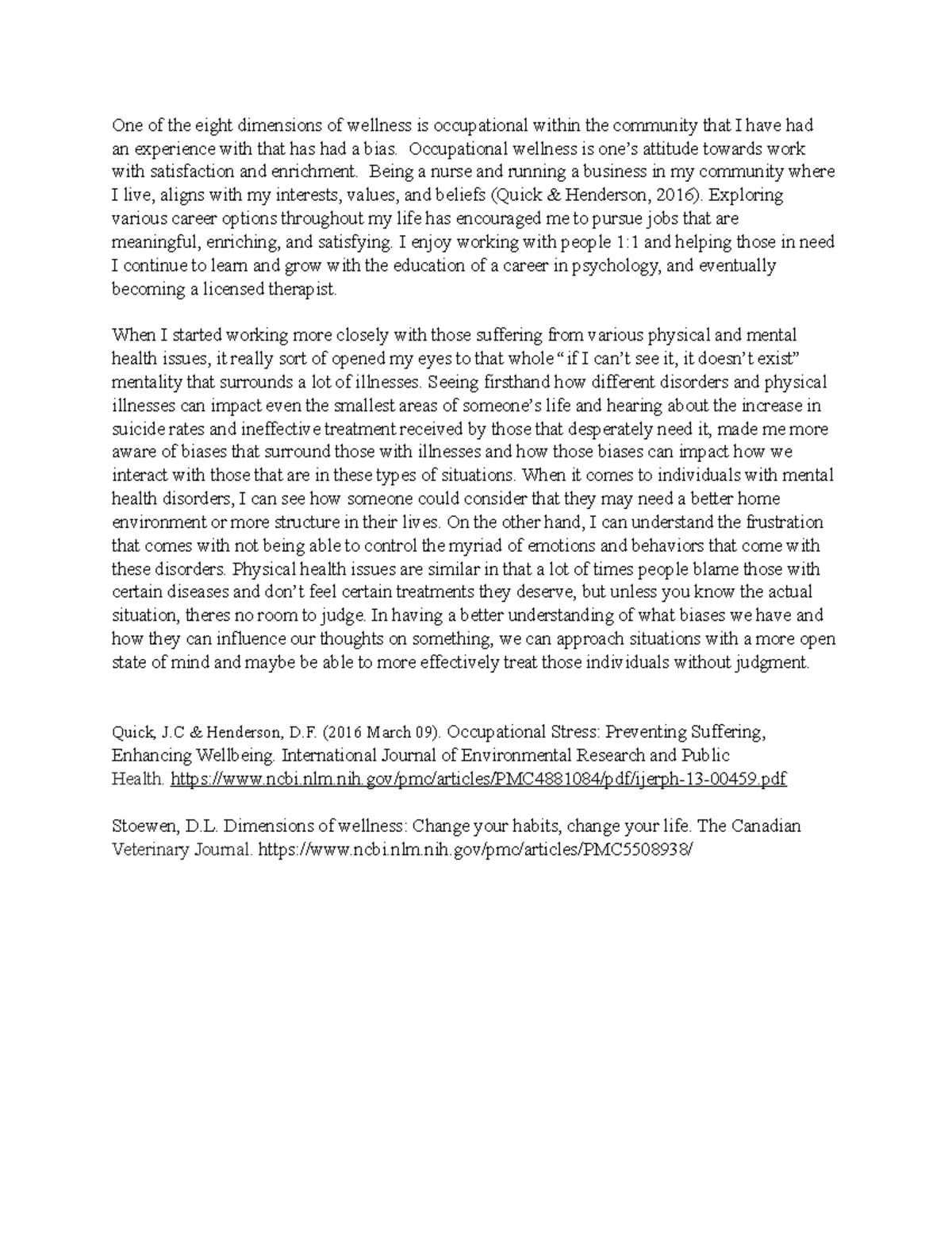 8 dimen pdf - this is an activity done in class - One of the eight ...