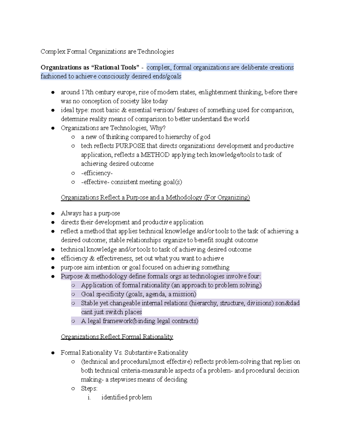 Purpose/ Methodology - Formal Rationality and Substantive Rationality ...