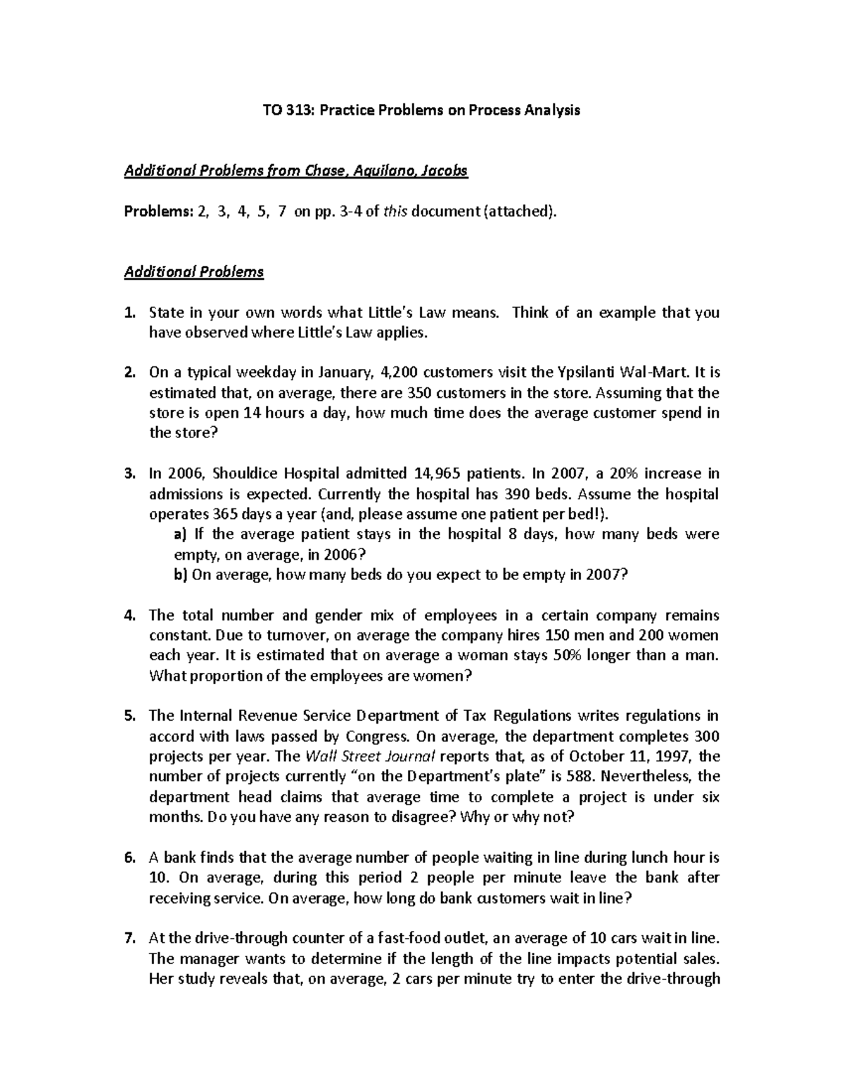 Practice Problems Proc Analysis Warning Tt Undefined Function 32 Warning Tt Undefined