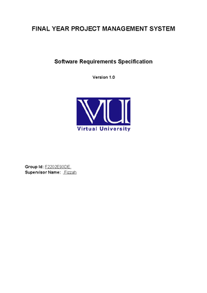 Campus Recruitment System - Software Requirement Specification for ...