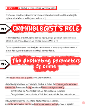Criminology - The juridical definition of crime summary - Juridical ...