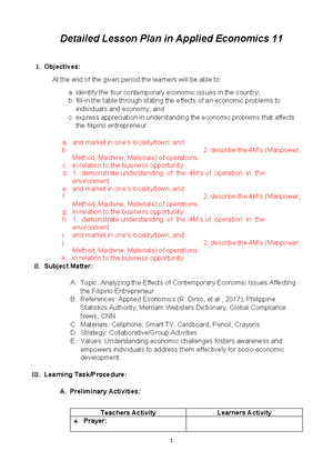 DLP 4As Entrep. M4 - hdhdhdhd - Detailed Lesson Plan in ...