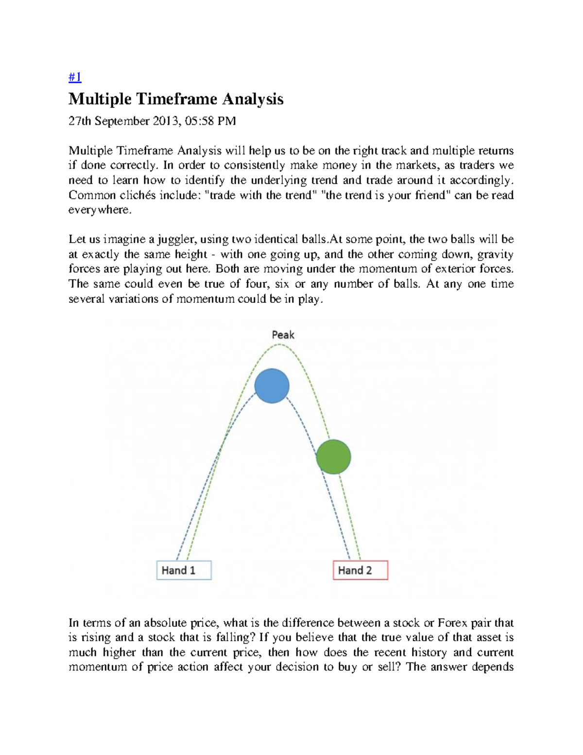 2.0-Multiple Timeframe Analysis - Multiple Timeframe Analysis 27th ...