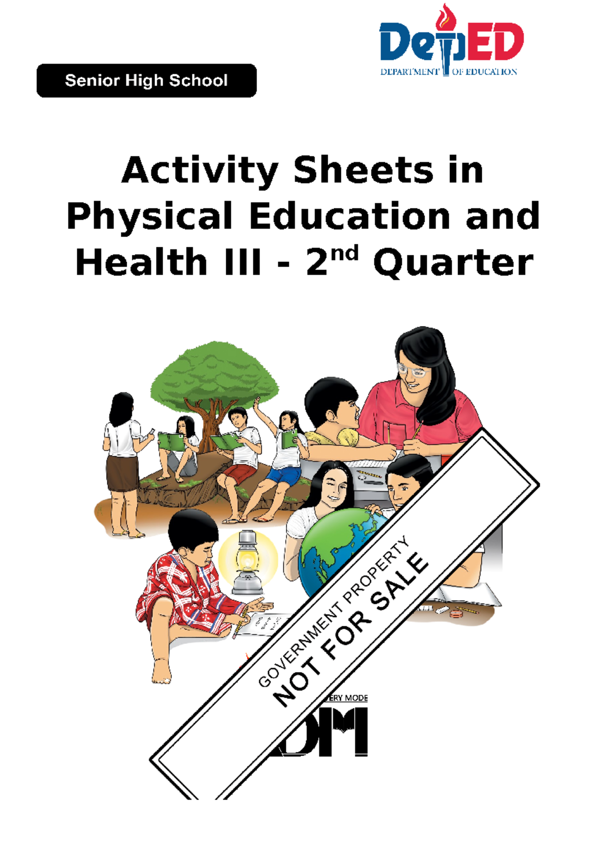 Activity Sheet In PE And Health 32nd Quarter Activity Sheets In