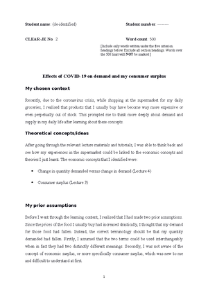 Clear-JE 1 Example - University of Queensland - Student Name: Yasmin ...