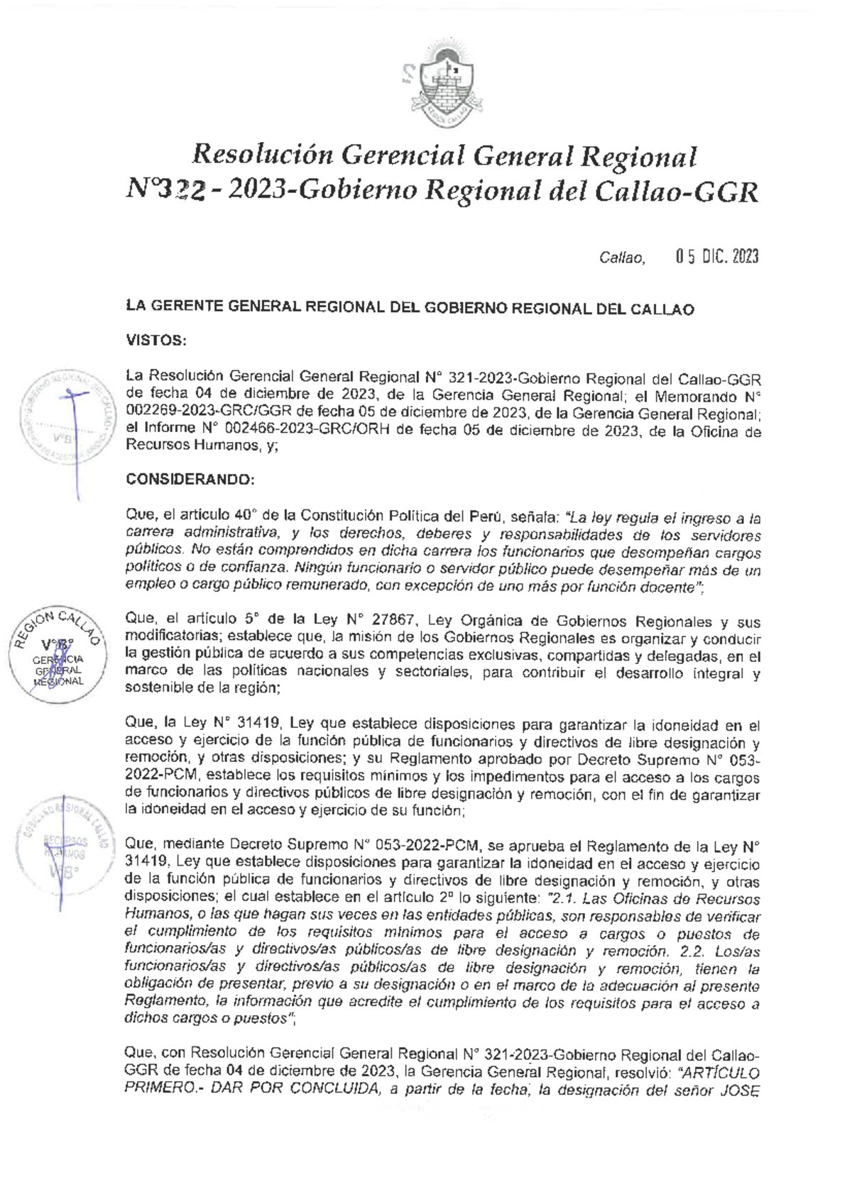 4918584 resolucion gerencial general regional n 322 2023 - Resolución Gerencial General Regional ...