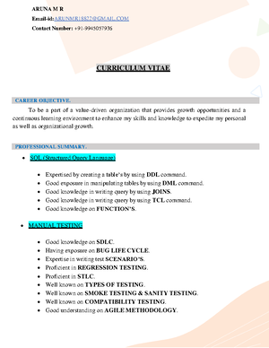 Mcrecord - imp vtu qps - Studocu