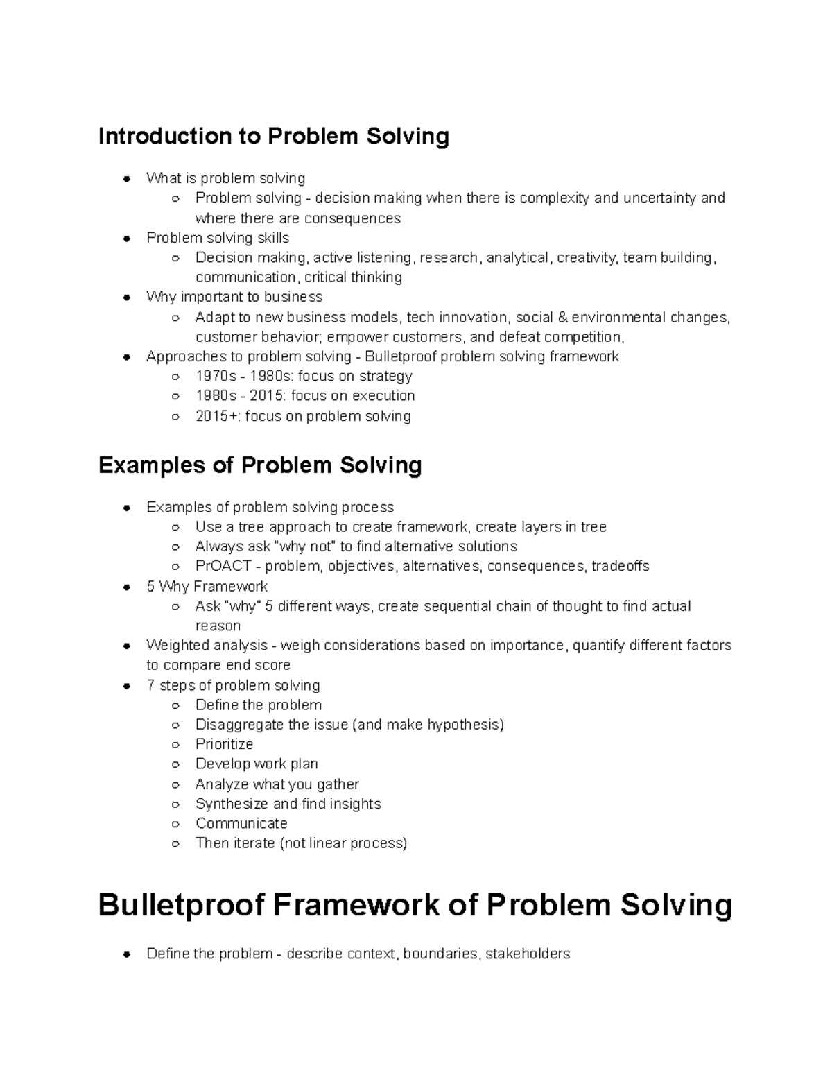 Introduction to Problem Solving and Problem Solving Approach ...