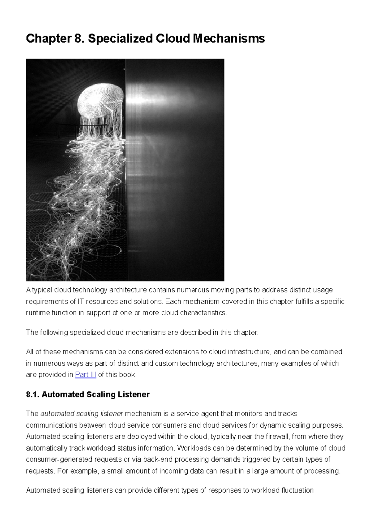 Specialized cloud mechanisms - Chapter 8. Specialized Cloud Mechanisms ...