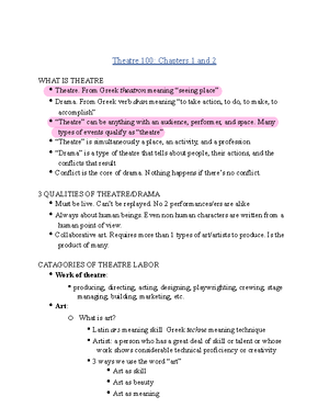 Chapter 5- The Designer - Chapter 5: The Designers • Theatre is a ...