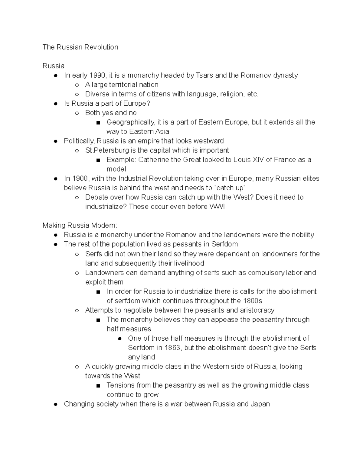 HIST 102 Notes - Introductory Western Civilization History class. - The ...