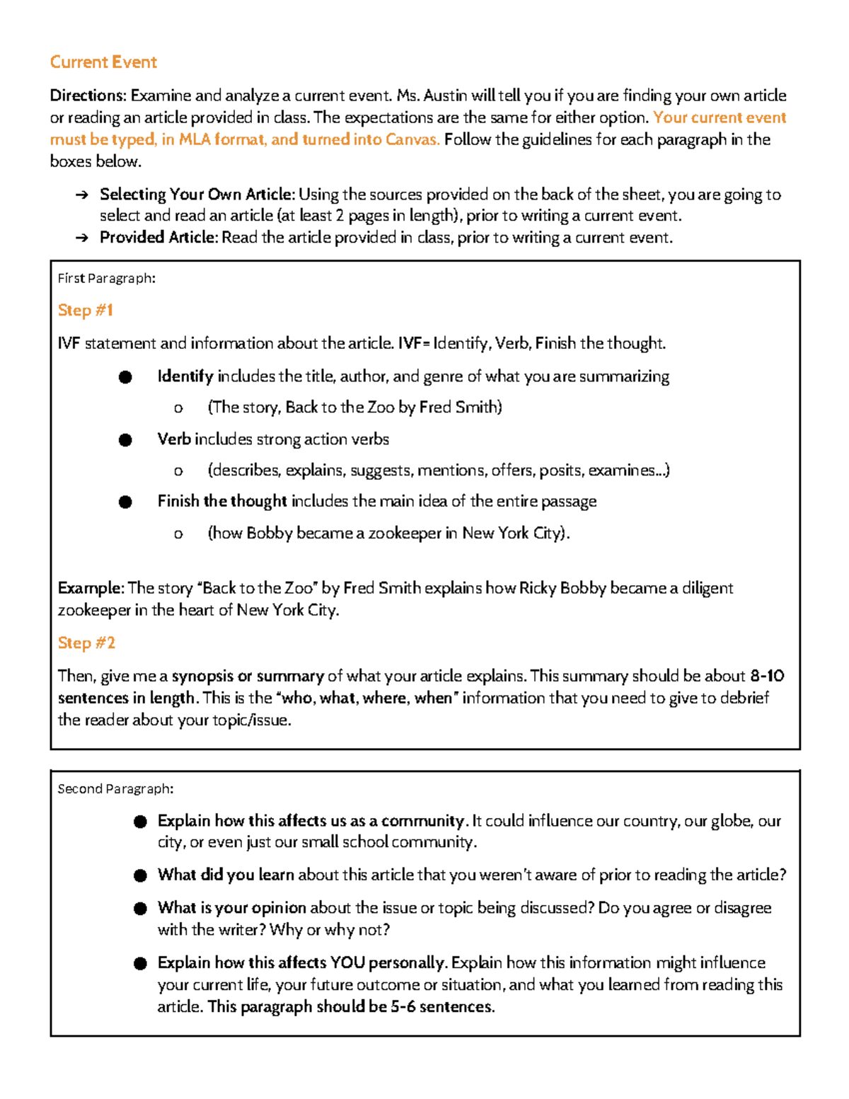 Current Event - mkmmkmkmk - Current Event Directions: Examine and ...