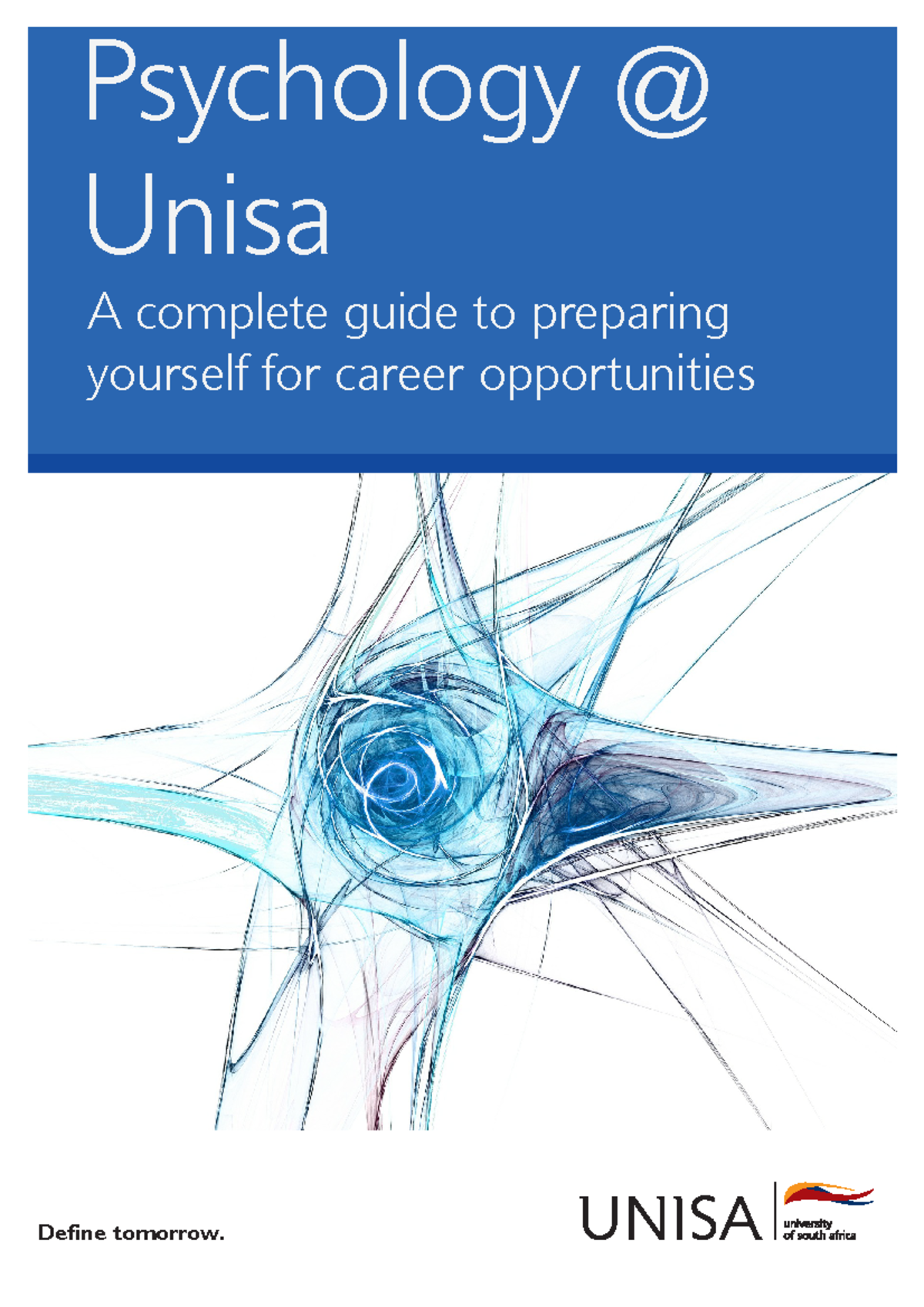 PYC 4802 - PYC 4802. - Define tomorrow. Psychology @ Unisa A complete ...