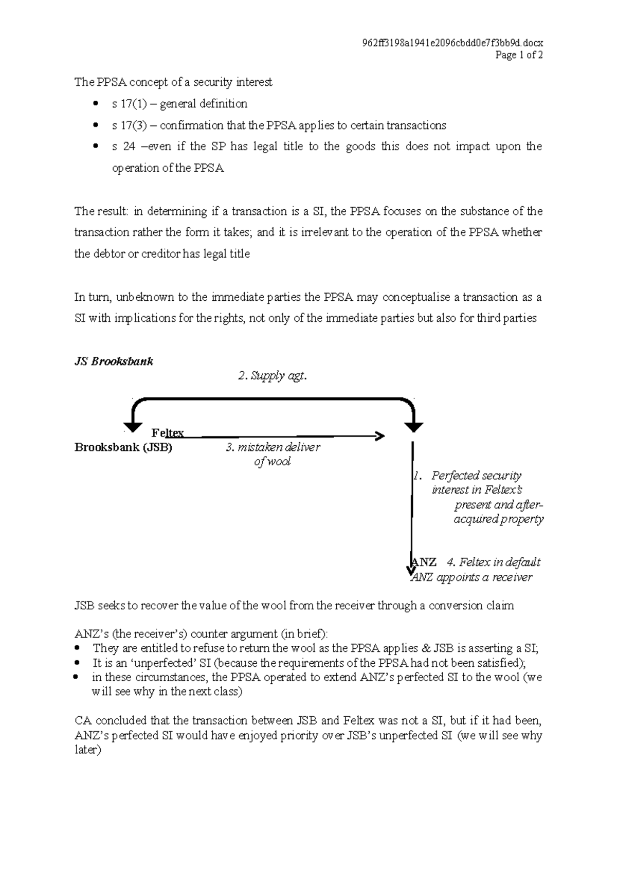 Notes 20 Sept - 962ff3198a1941e2096cbdd0e7f3bb9d Page 1 of 2 The PPSA ...