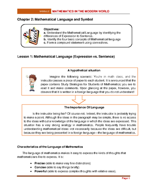 Chapter 5- Statistics - CHAPTER 5: STATISTICS Objectives: a. Identify ...