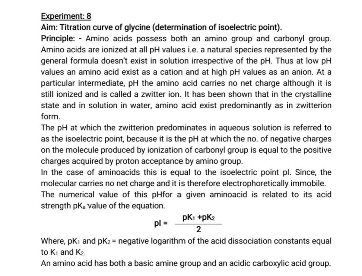 Exploring the Isoelectric Point of Glycine: An In-Depth Guide to ...