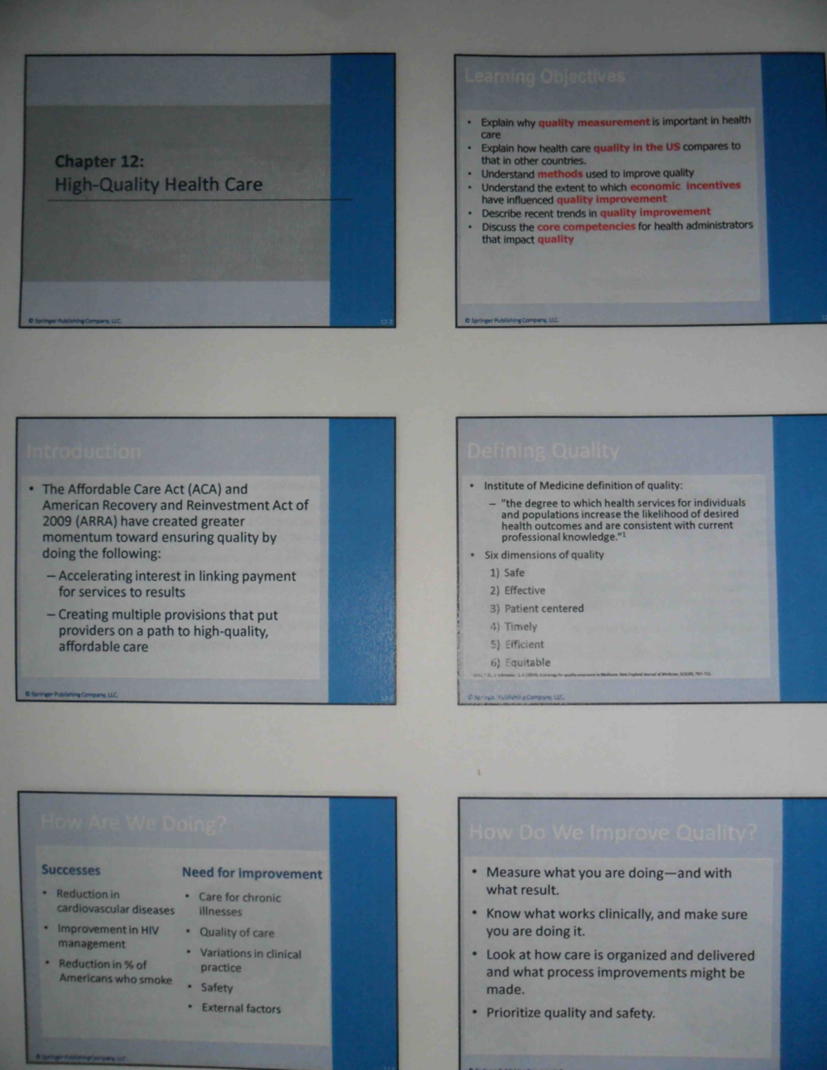 Chapter 12 Notes - PHC 6102 - Studocu