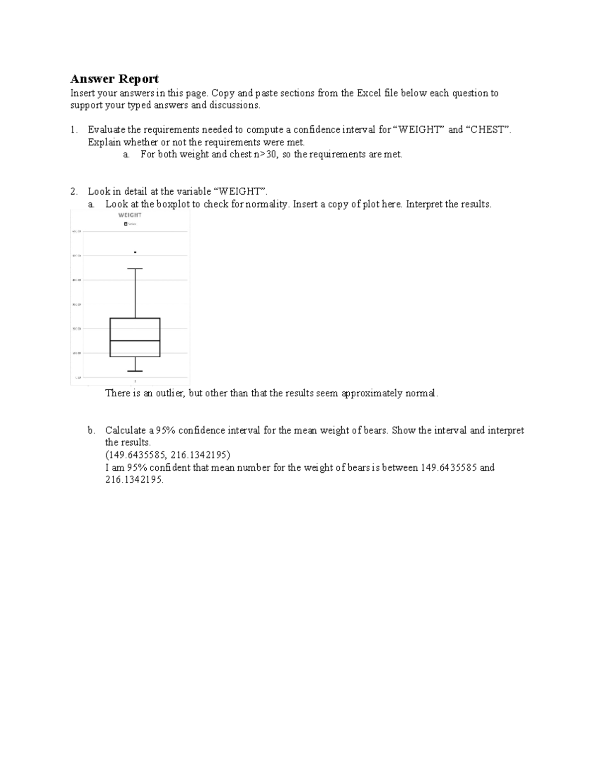 Yellowstone Answer Report - Answer Report Insert your answers in this ...