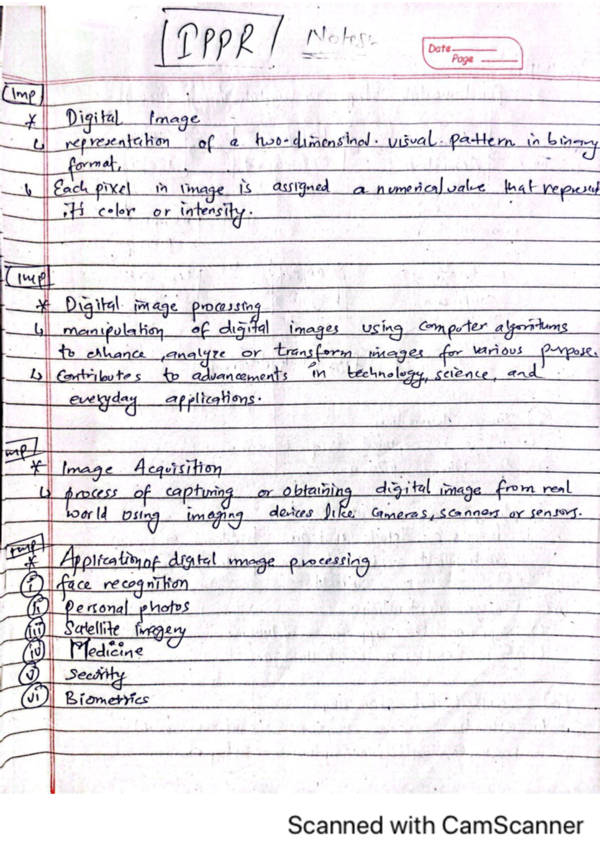 ippr notes with imp question - (IPPR Date Page Imp Digital Image 4 ...