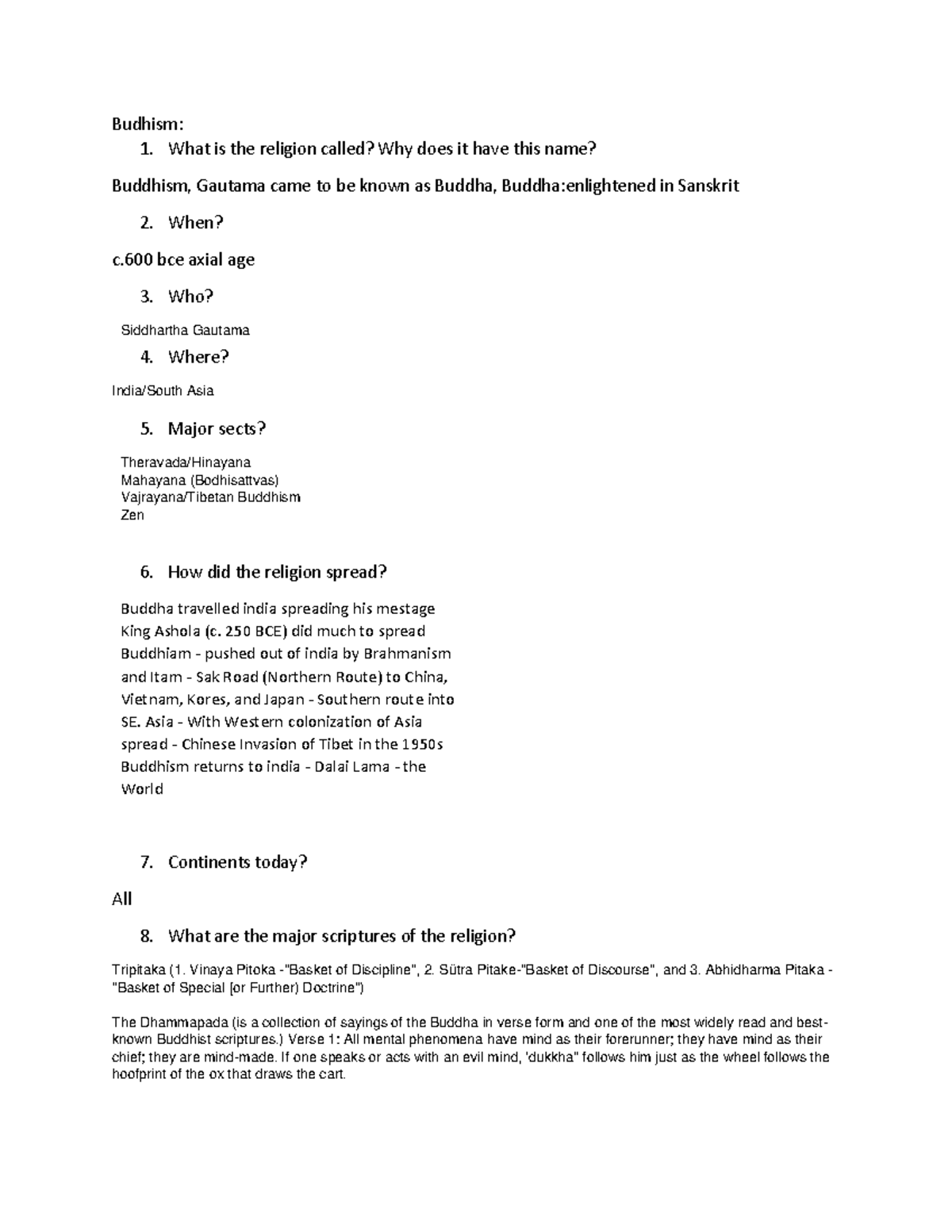 Budhism - kidk - Budhism: 1. What is the religion called? Why does it ...