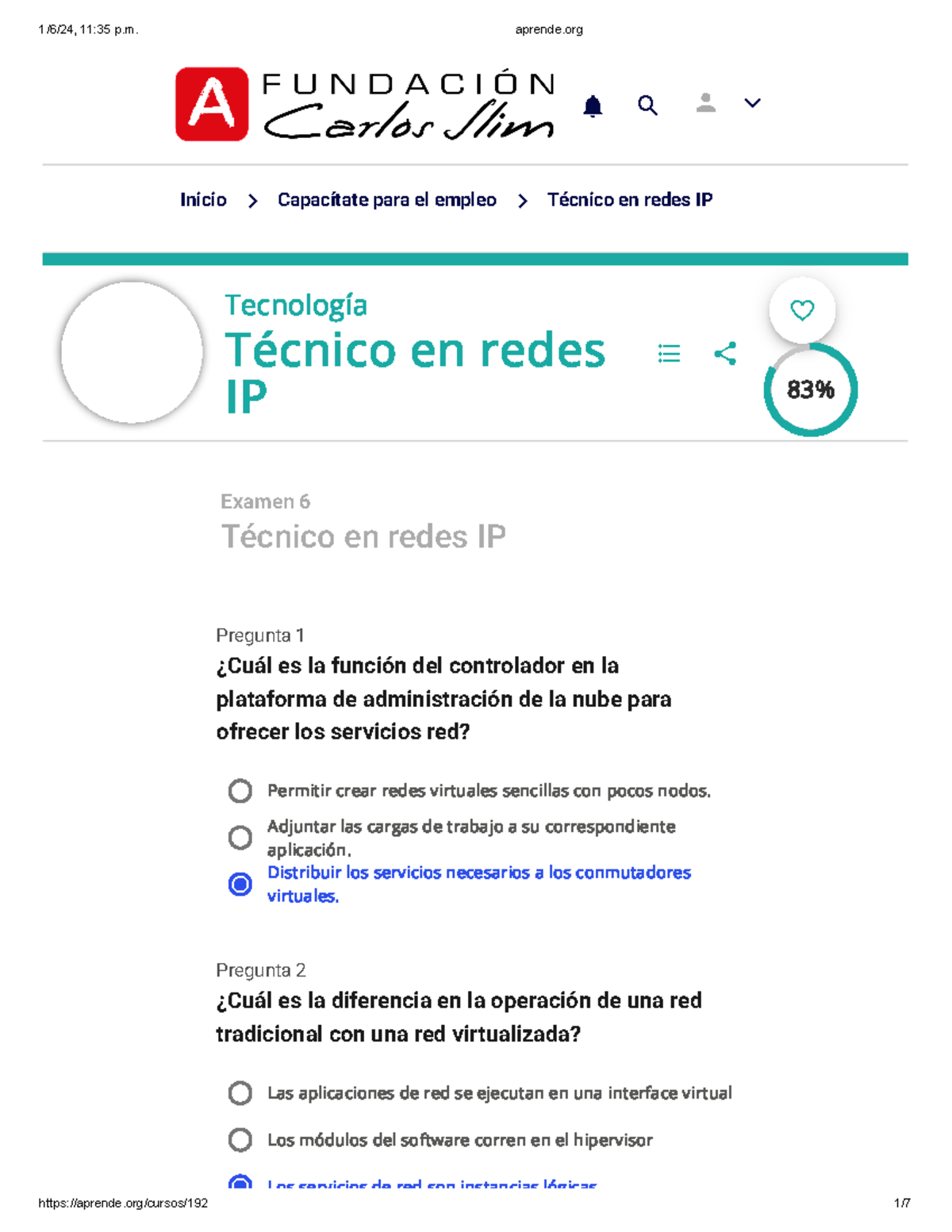 1 2 4 5 6 7 8 9 10 - respuestas de aprende - Tecnología Técnico en ...