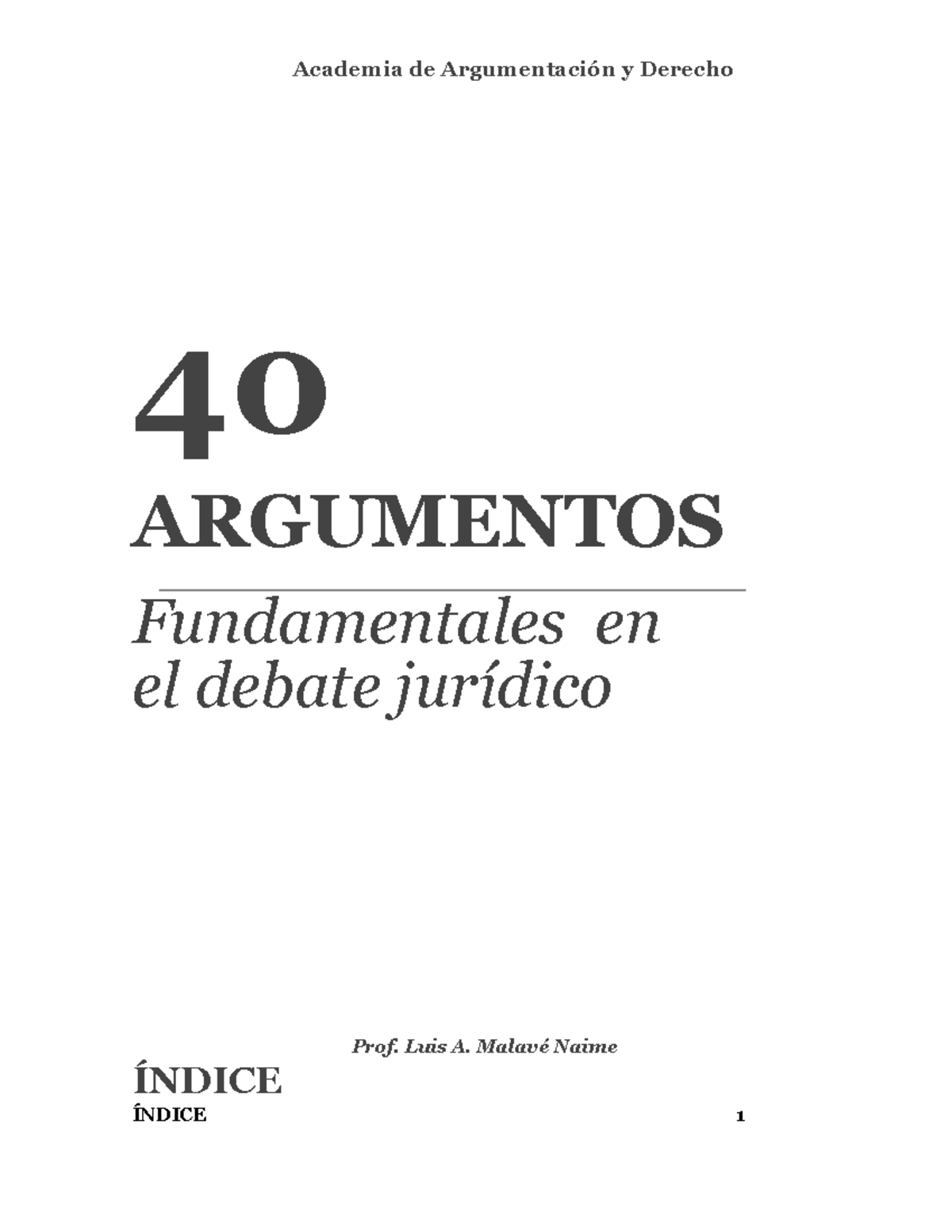 40 Argumentos Fundamentales en el Debate Jurídico.docx · versión 1 ...