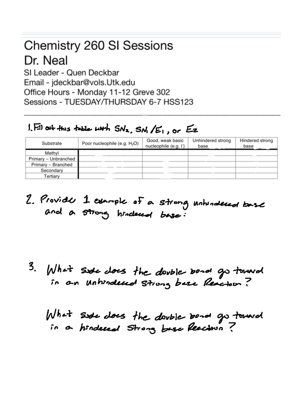 Session 4 - Unit three practice 4.7 - CHEM 360 - Studocu