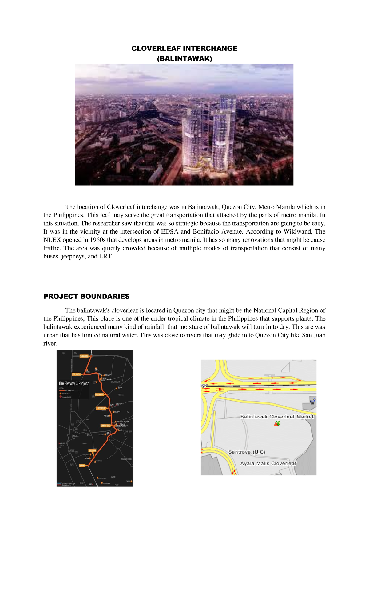 Taplerasjames- Nicolai-S - CLOVERLEAF INTERCHANGE (BALINTAWAK) The ...