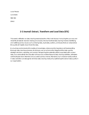 MIS350 7-1 Final Project - MIS 350 – Business Intelligence & Report 7-1 ...