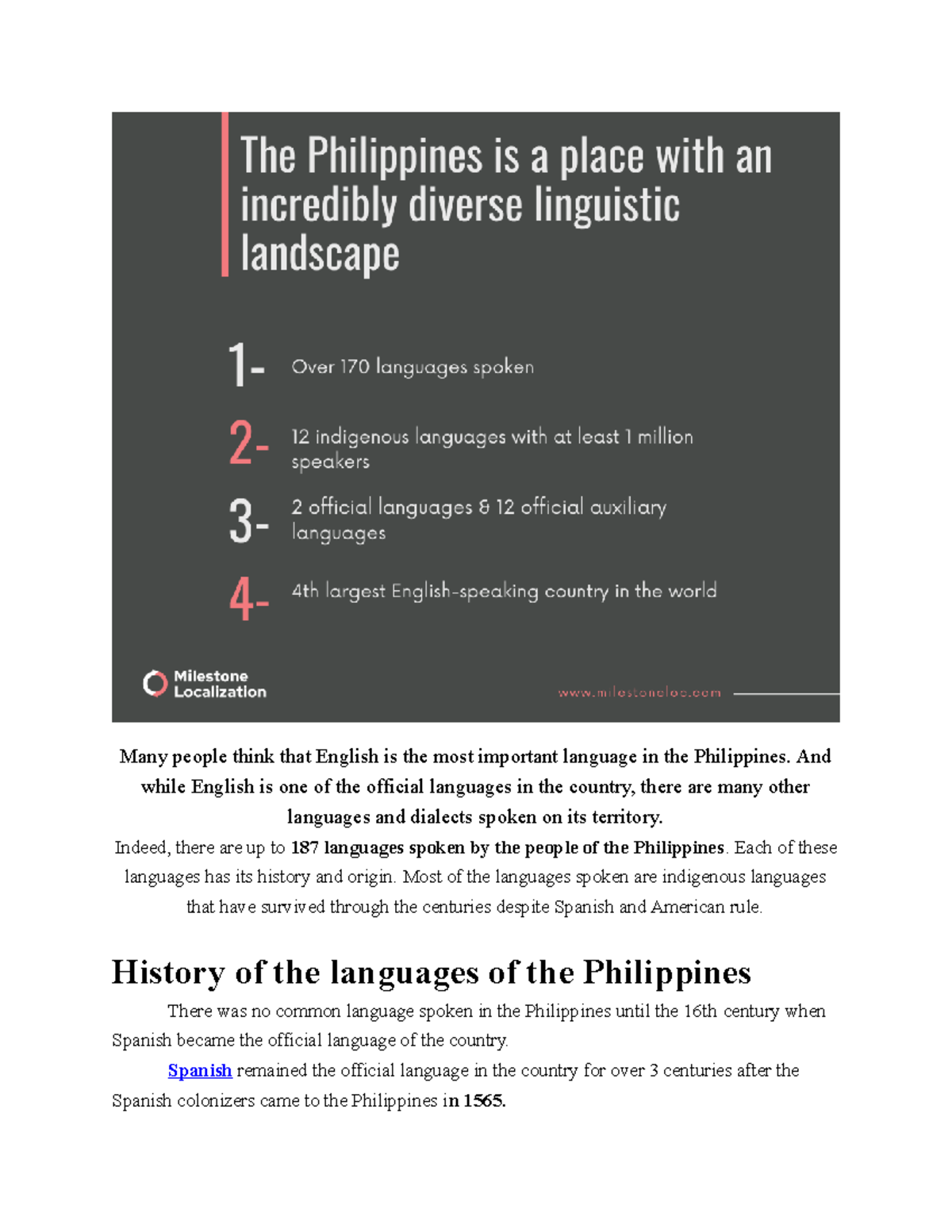 History Of Filipino Language Many People Think That English Is The