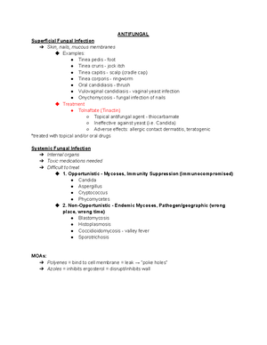 Antianginal Chart - Class Drug MOA Therapeutic Action Adverse Effects ...