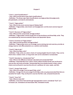 Chapter 6 - Chapter 6 Card 1: Ketosis Term: What is ketosis? Definition ...