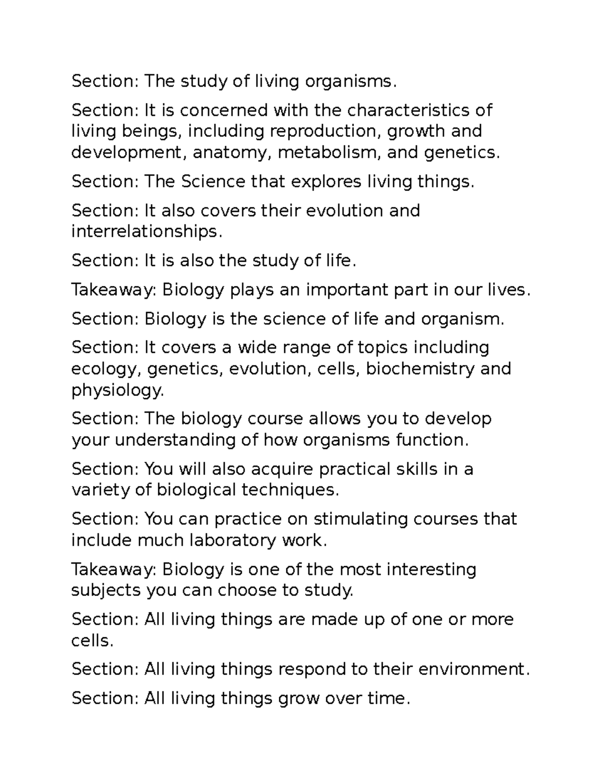 Basic principles of scientific method are included in many topics ...